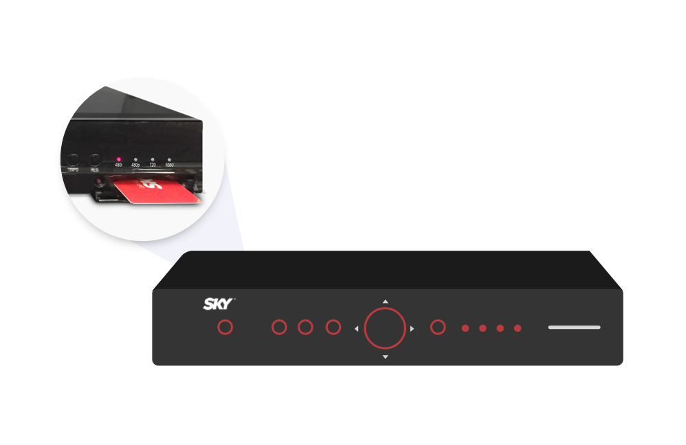Recupere o Sinal - Passo 3 - Códigos 1, 2, 5, 7, 8, 11 e 25 - Sky